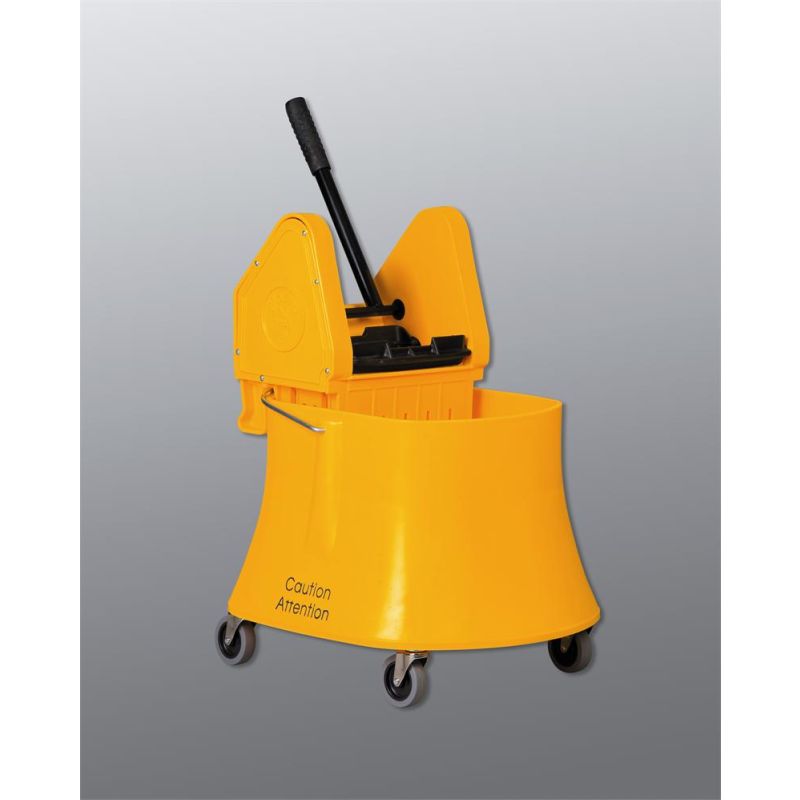 Downpress Mop Wringer & Bucket Combo for Cleanrooms